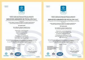 OCHO SUR PALM OIL MILL PLANT OBTAINS ISO 14001 AND 450001 CERTIFICATIONS