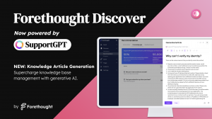 Generative AI Leader Forethought Enhances Suite With New Discover ...
