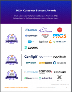 The Top Configure Price Quote Software Vendors According to the ...